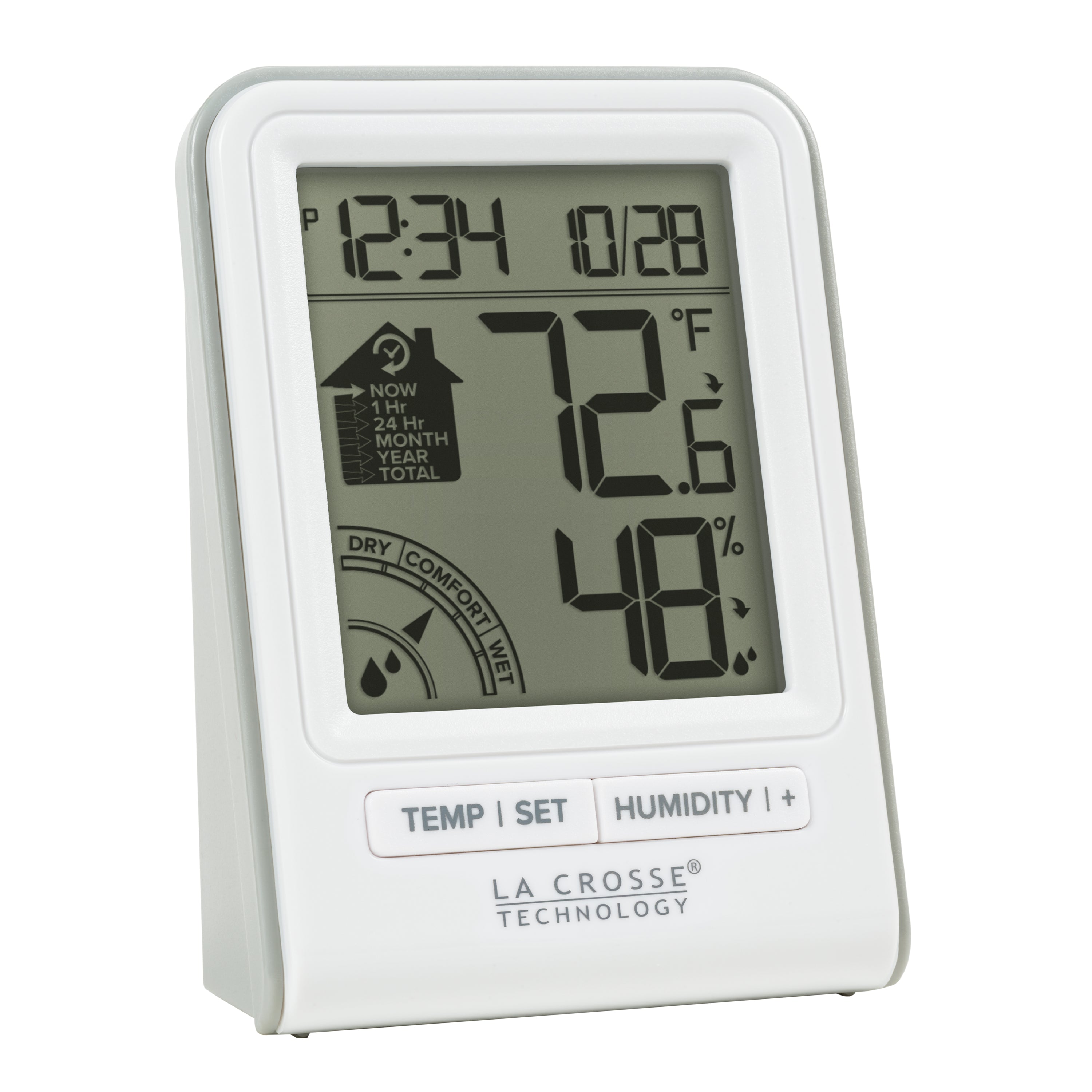 302-1409BW-W Indoor Comfort Meter/Data Logger – La Crosse Technology
