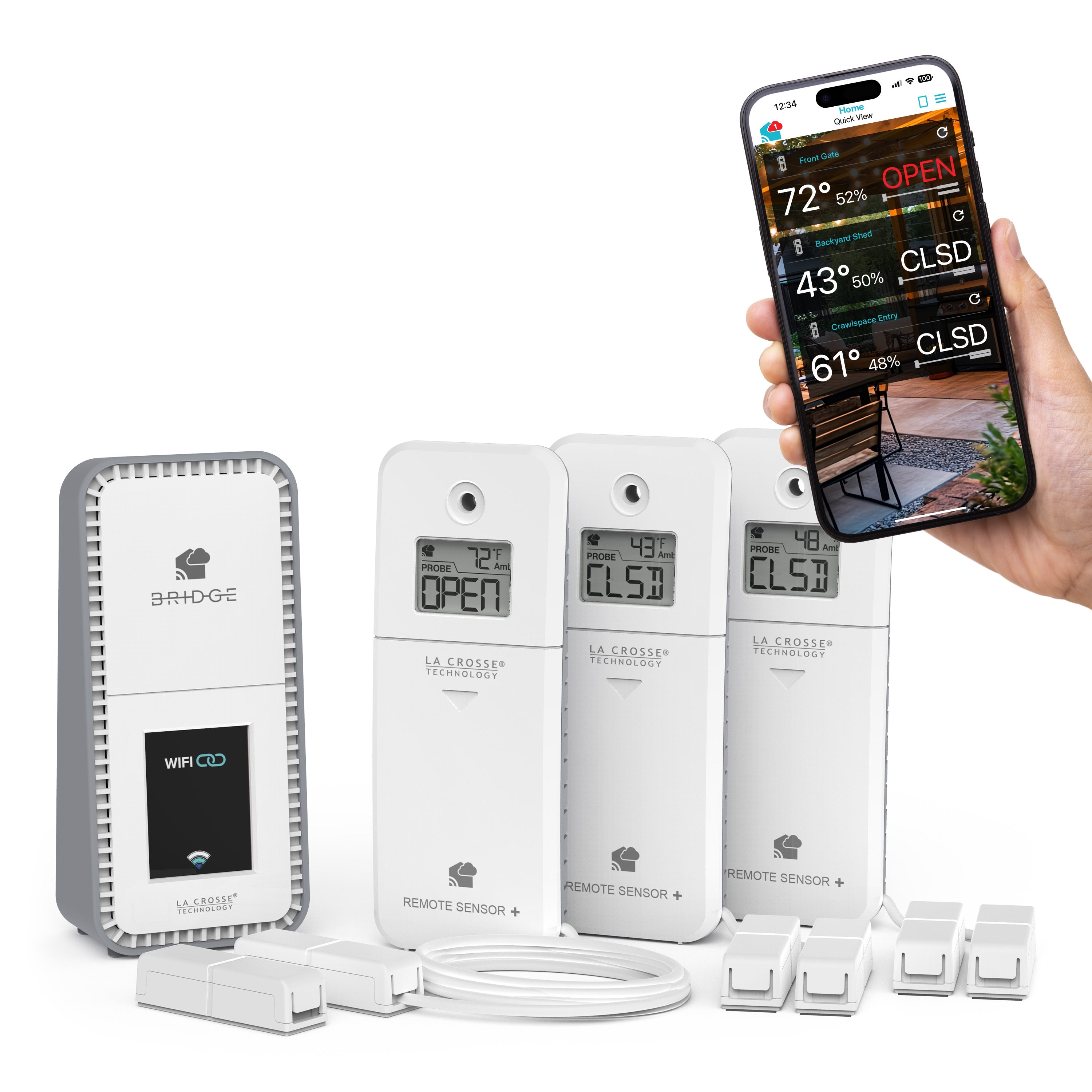Contact King Wi-Fi Alert System - 3 Pack - La Crosse Technology