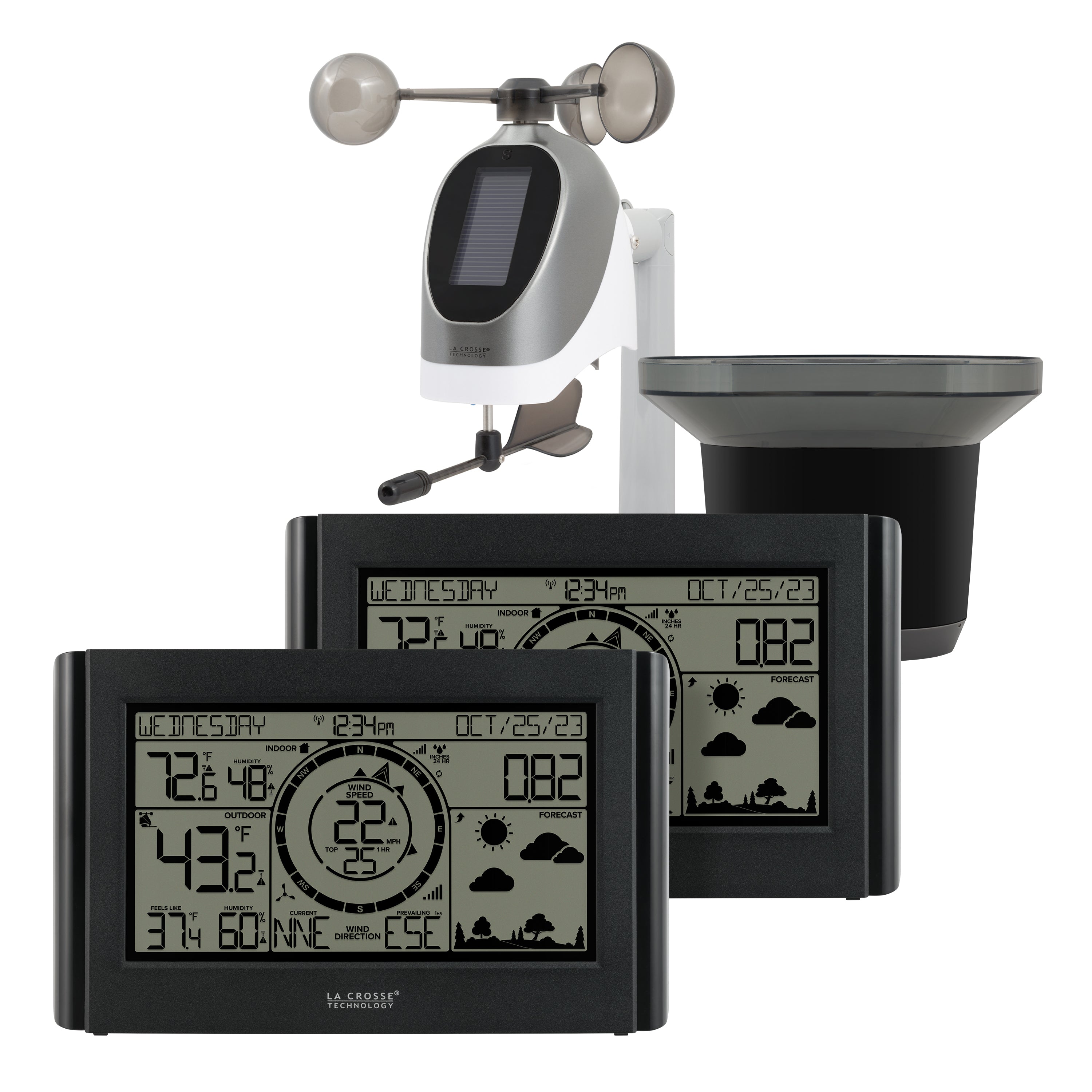 Wireless Professional Weather Station w/ Two Displays | La Crosse ...