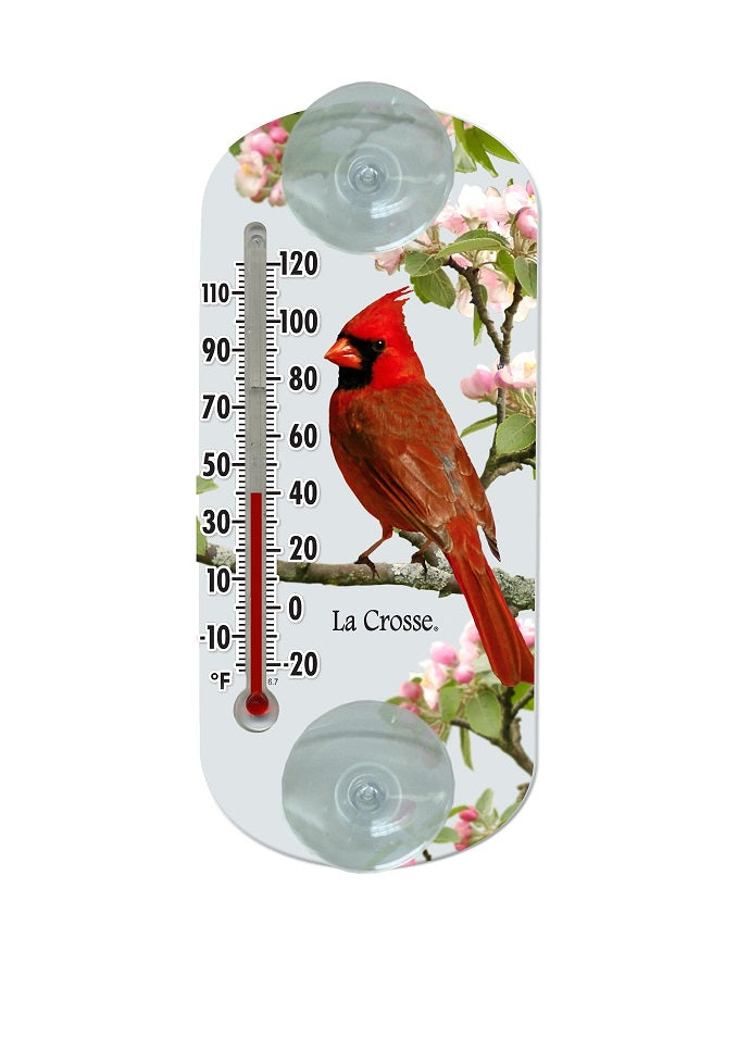 Cardinal Window Pane Thermometer | Weatherproof Thermometers | La ...