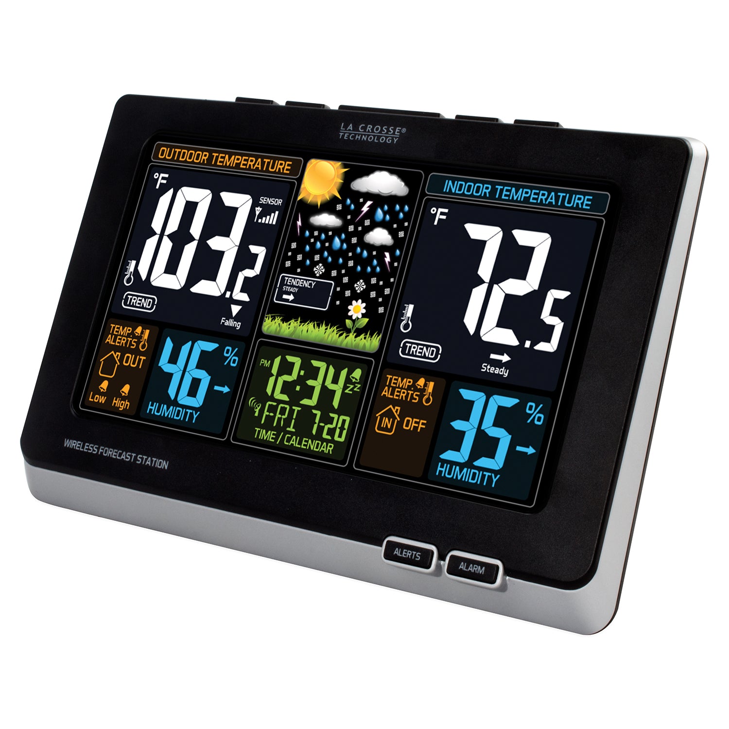 S84193 Wireless Color Weather Station – La Crosse Technology