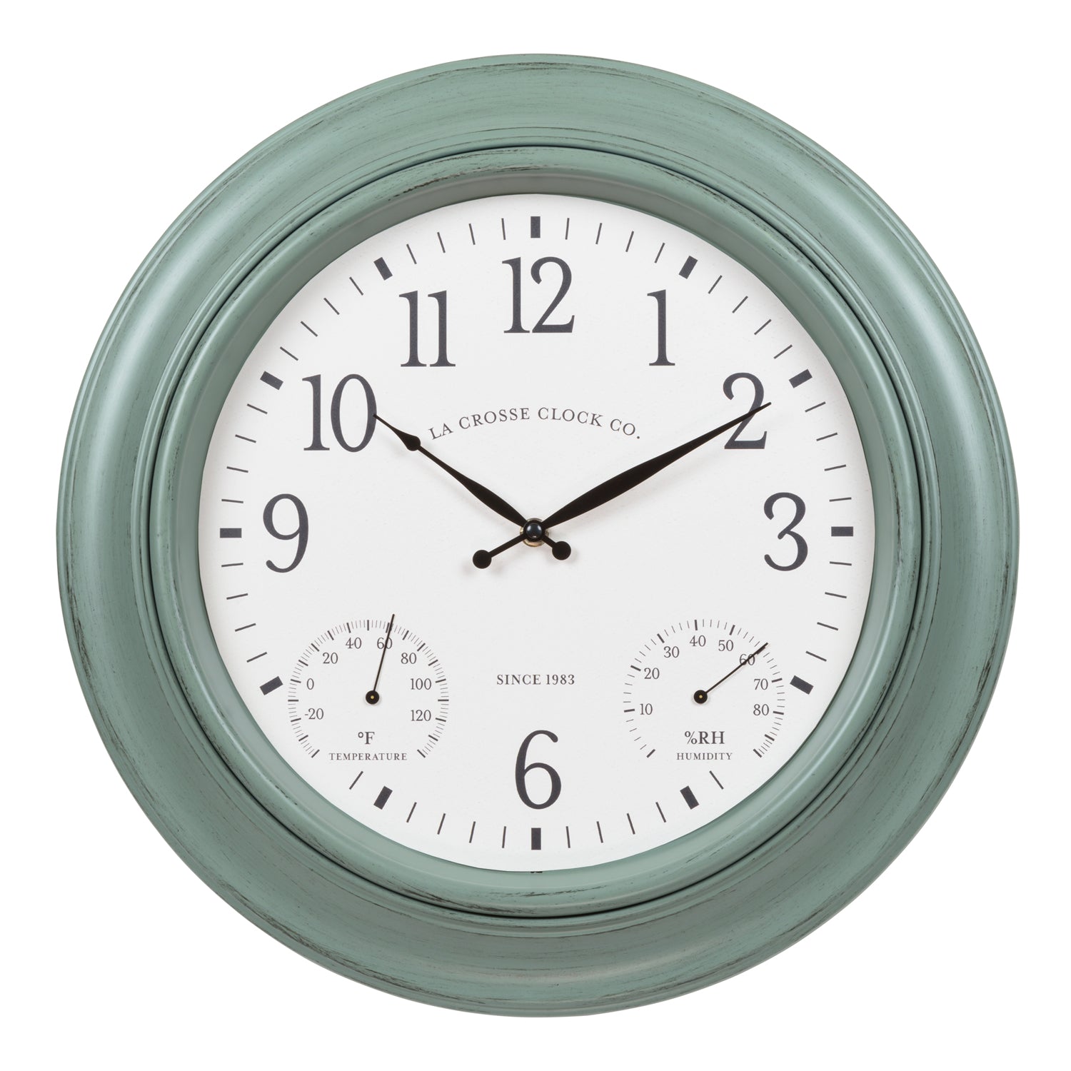 433-3846 18-inch Indoor/Outdoor Wall Clock – La Crosse Technology