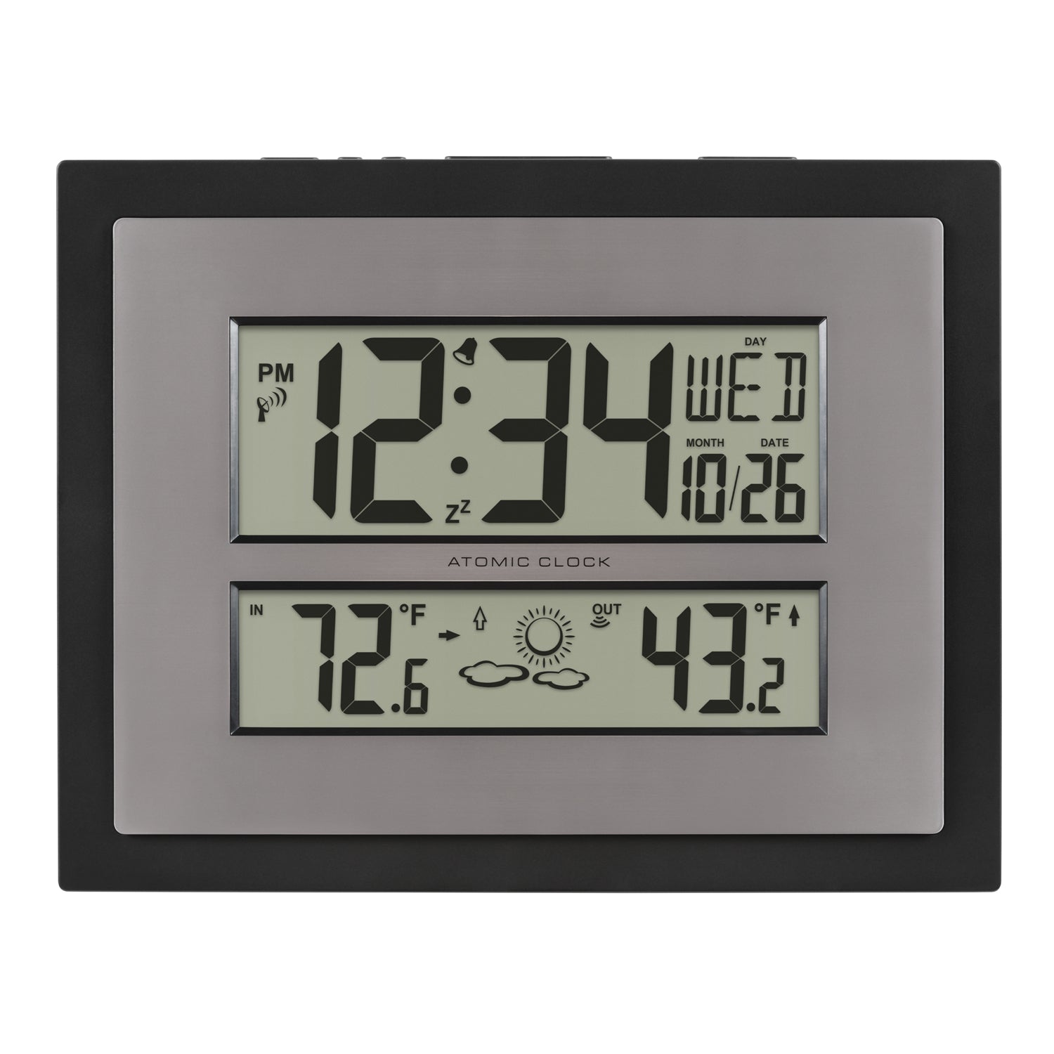512-65937 Atomic Digital Wall Clock