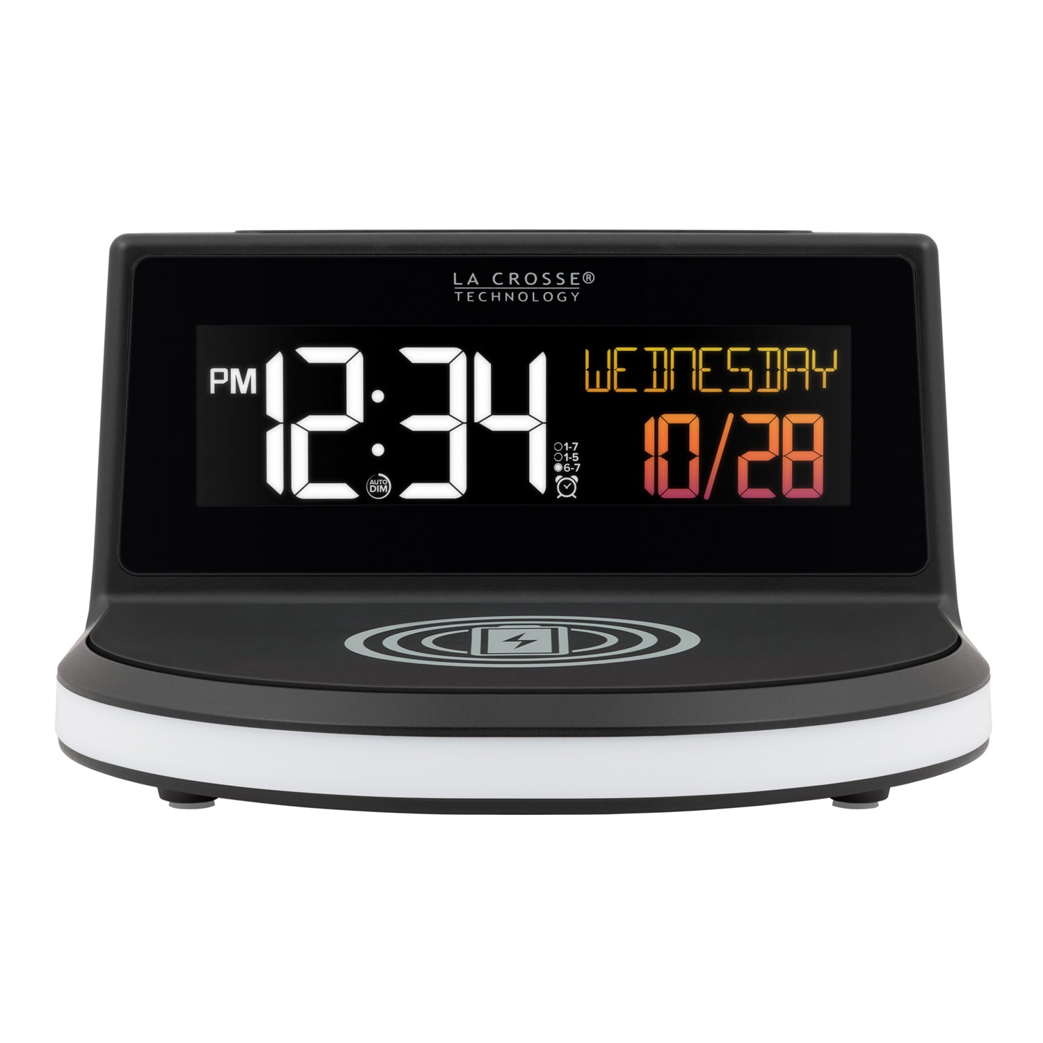 Ca77932 Wireless Charging Station With Indoor Outdoor Temperature