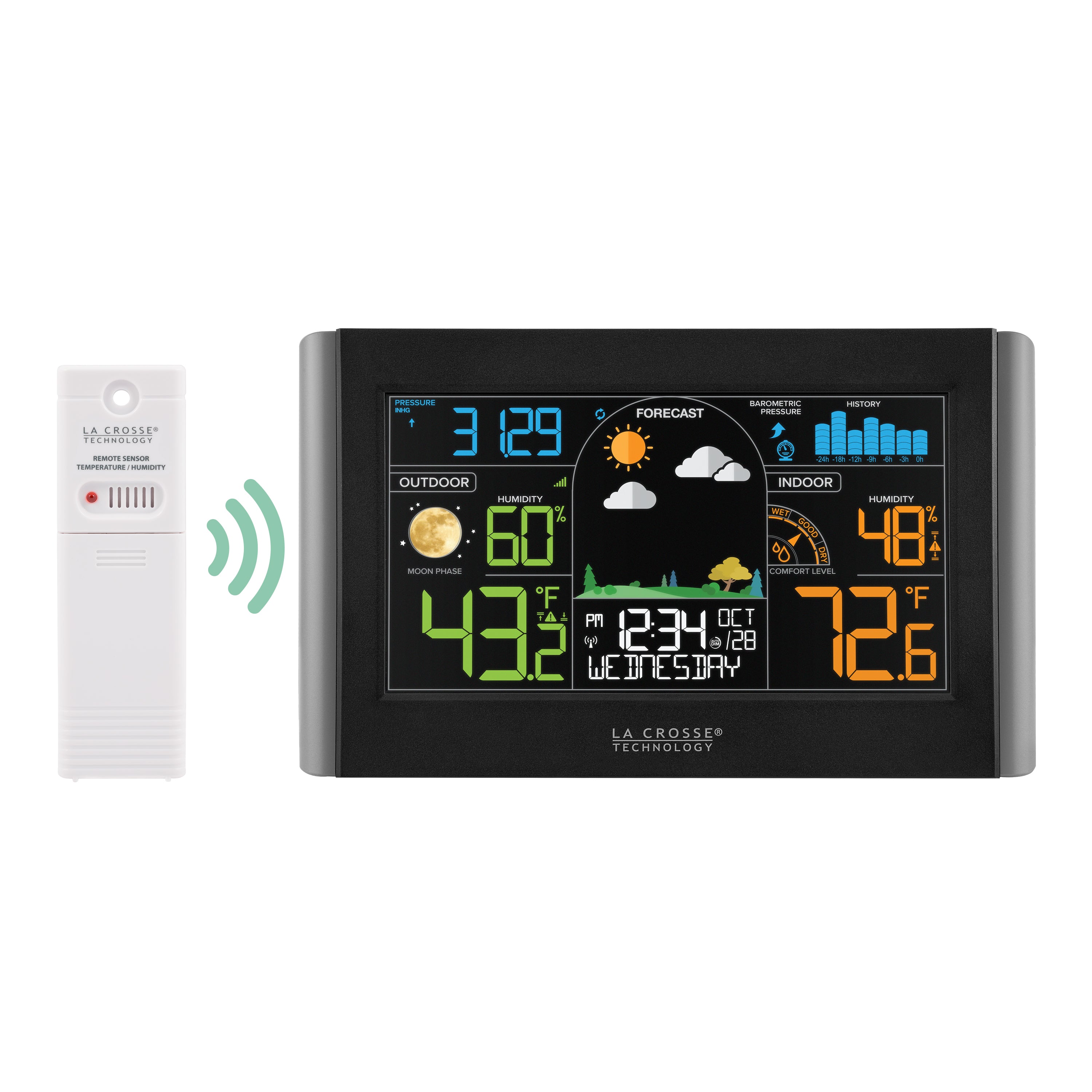 S77925 Wireless Color Weather Station – La Crosse Technology